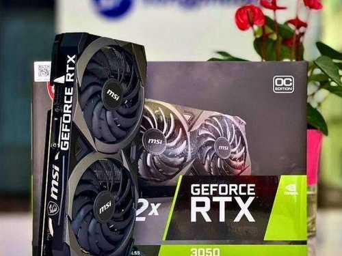 Видеокарта MSI GeForce RTX 3050 ventus 2X 8G OC
