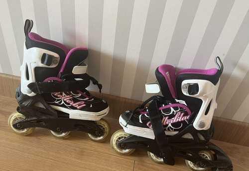 Роликовые коньки детские раздвижные rollerblade