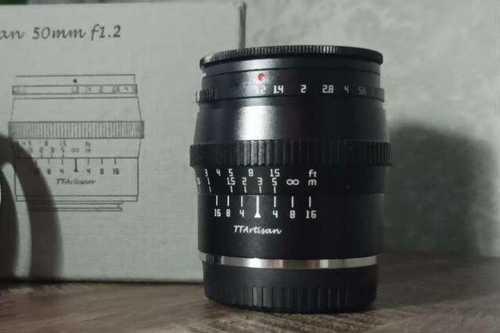 Ttartisan 50mm f1.2 fujifilm x mount