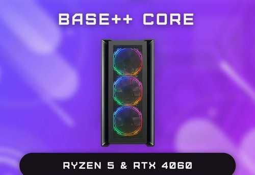 «Base++ core» пк Ryzen 5\RTX 4060\16гб RAM