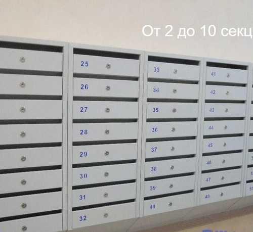 Почтовые ящики многосекционные