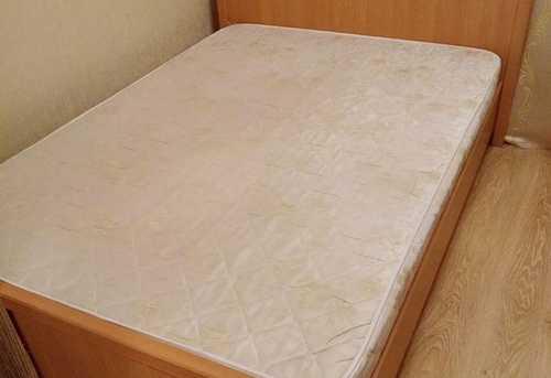Кровать двуспальная 140х200 с матрасом