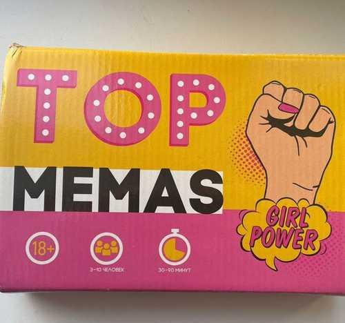 Игра настольная top memas