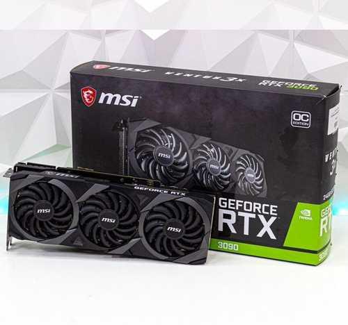 Видеокарта 24GB RTX 3090 MSI Ventus 3X