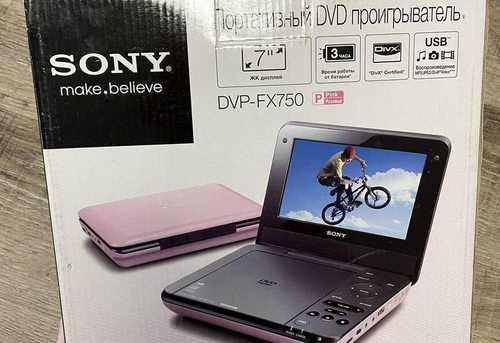 Портативный видеопроигрыватель sony DVP-FX750