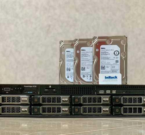 Сервер Dell R730 8LFF 2x E5-2643v3 128GB