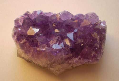 Друза кристаллы природный кварц аметист
