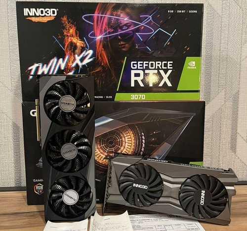 Rtx 3070 gigabyte, inno3d пломба