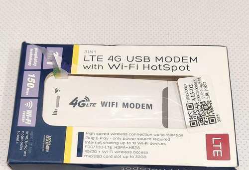 4g LTE USB модем 3 в 1 роутер WiFi