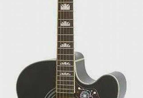 Электроакустическая гитара Epiphone EJ-200SCE Blac