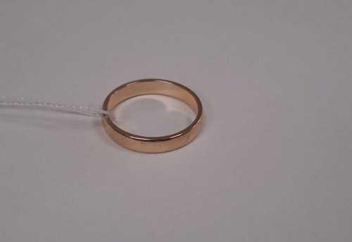 Золотое обручальное кольцо 585 пробы 16 размер