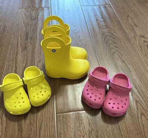 Crocs сапоги и сабо