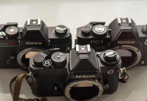 Фотоаппараты Konica, Nikon, Minolta, Pentax