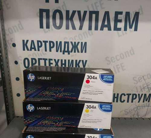 Картридж оригинальный HP CC530AD,CC532,CC533A