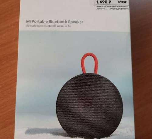 Xiaomi Mi Portable Bluetooth Speaker (Новая Чек)