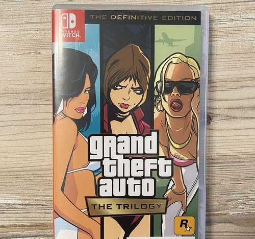 Gta trilogy nintendo switch картридж