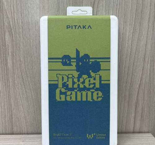 Чехол + кольцо Pitaka Pixel Game iPhone 14 Pro Max