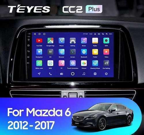 Штатная android магнитола Teyes CC3L 4/32Mazda 6