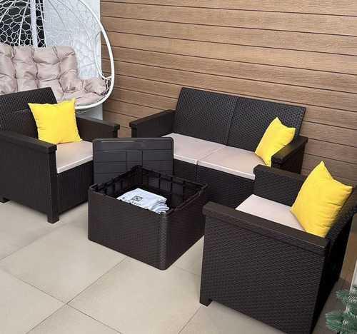 Комплект садовой мебели Ergo Rattan 4 set