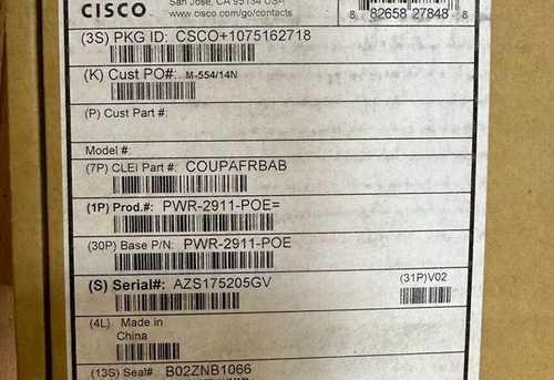 Блок питания Cisco 2921/2951