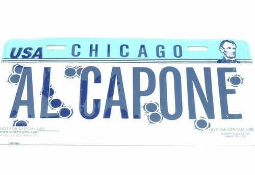 Табличка номерного знака (авто номер ) chicago AL