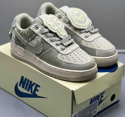 Кроссовки Nike Air Force 1 Low x Travis Scott (Арт.37317)