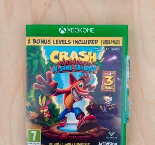 Игра на Xbox one Crash bandicoot trilogy