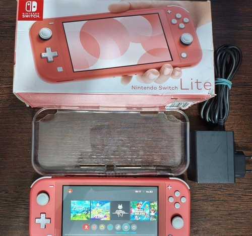 Nintendo switch lite 128Gb.Прошита.Много игр