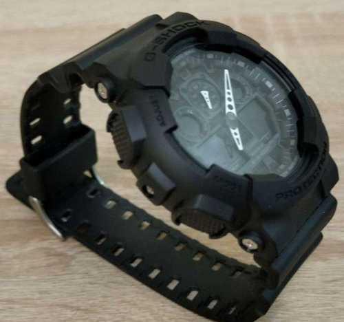 Японские мужские часы casio g shock GA-100-1A1