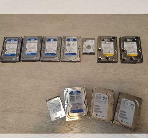 Жёсткие диски 1 тб HDD WD