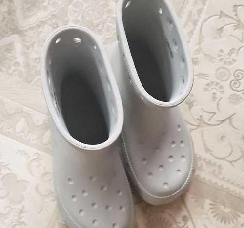 Детские резиновые сапоги crocs