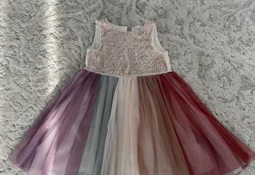 Нарядное платье для девочки 104 размер