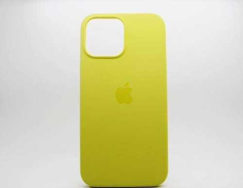 Silicone Case на iPhone 13 Pro Max 1:1 (Sun Glow)