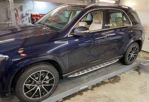 Новые пороги Mercedes GLE V167