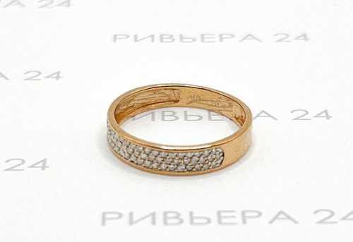 Золотое кольцо с бриллиантами 585 проба вес 1,33