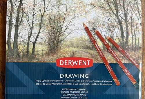 Derwent drawing карандаши 24 штуки