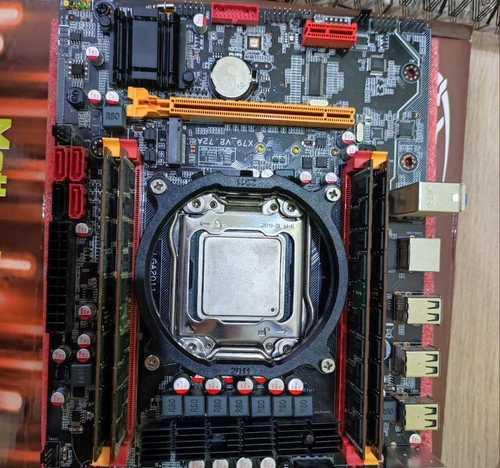 Комплект мать проц опера x99 lga 2011