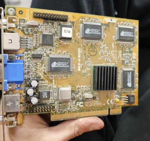 Видеокарта asus v3000 pci