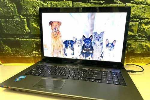 Ноутбук Acer с большим экраном на intel Core i3