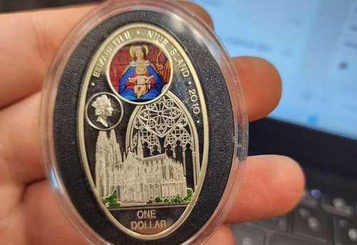Монета серебро "Кельнский собор"