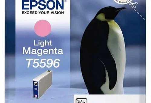 Картридж Epson C13T55964010, светло-пурпурный