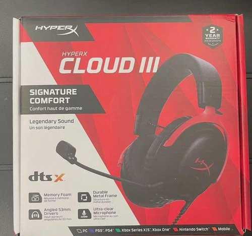 Игровые наушники Hyperx cloud lll оригинал