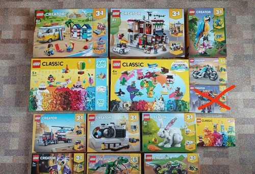 Lego Creator и Classic в ассортименте, цены от