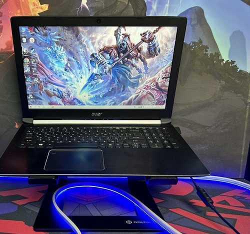 Игровой ноутбук Acer i5 GTX 1050 20GB озу SSD