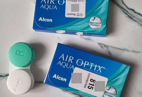 Air Optix Aqua Alcon линзы