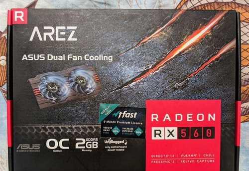 Видеокарта Asus Radeon RX 560 Arez 2G