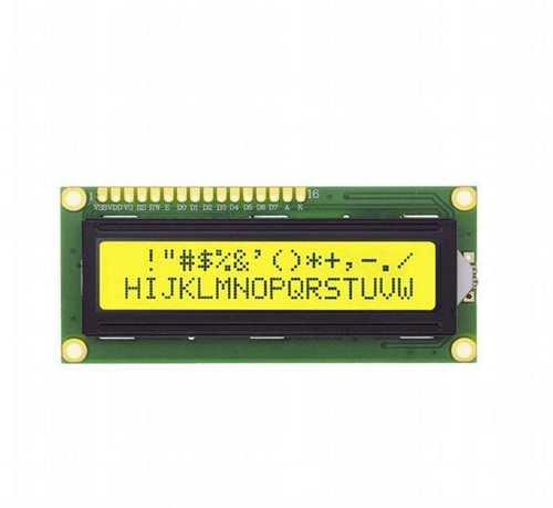 LCD дисплей 1602 зеленый I2C для Arduino, nodemcu