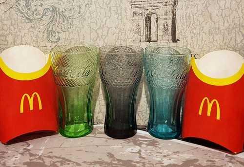 Стаканы Кока Кола (Coca Cola) + монета McDonald's