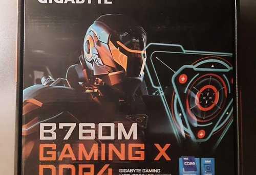 Материнская плата gigabyte b760m gaming x ddr4