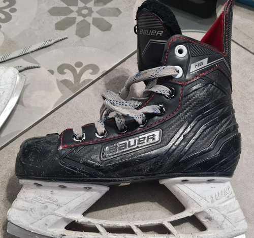 Хоккейные коньки bauer 33.5